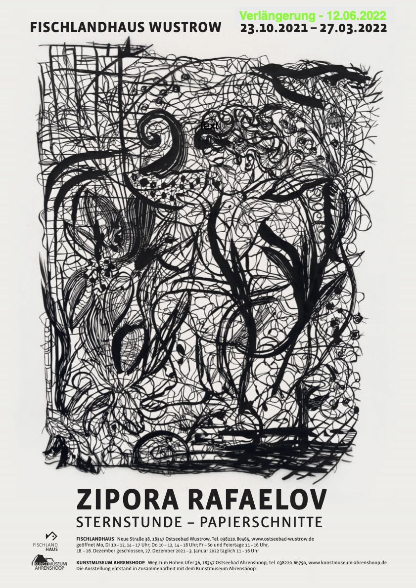 Sternstunde – Papierschnitte: Zipora Rafaelov im Fischlandhaus Wustrow